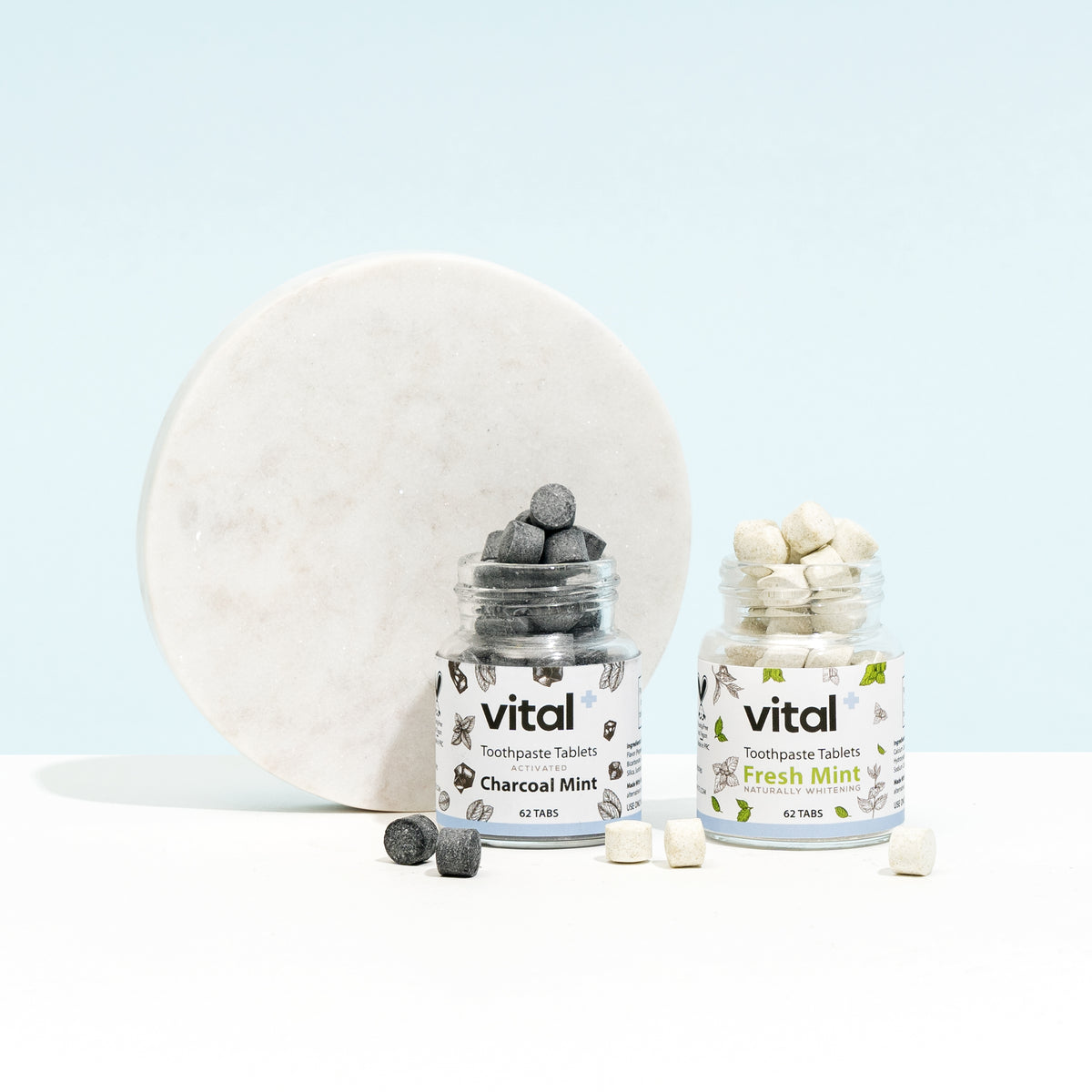 Mint Duo (One Time) - Vital Toothpaste Tabs