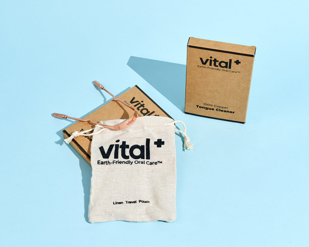 Copper Tongue Cleaner - Vital Toothpaste Tabs
